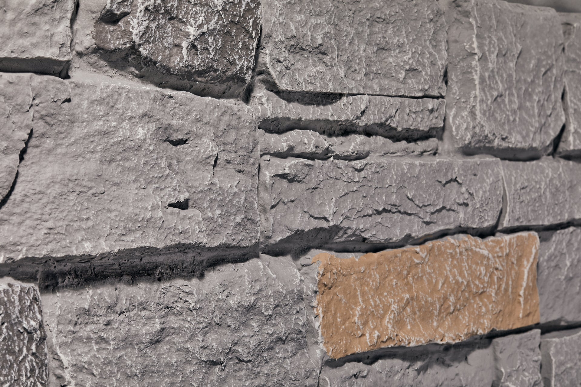 WallWell Faux Stone wall Panel 3.75-22.5 Sq Ft,Realistic Texture,Great ...